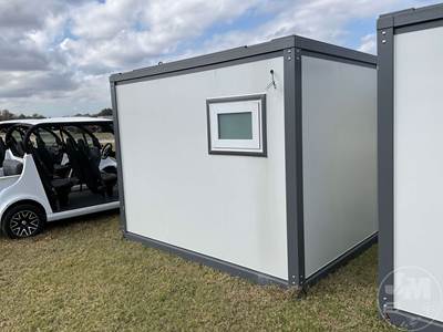 10' Container, Office Container, Side Entry Door, Wood Floor, Windows ...