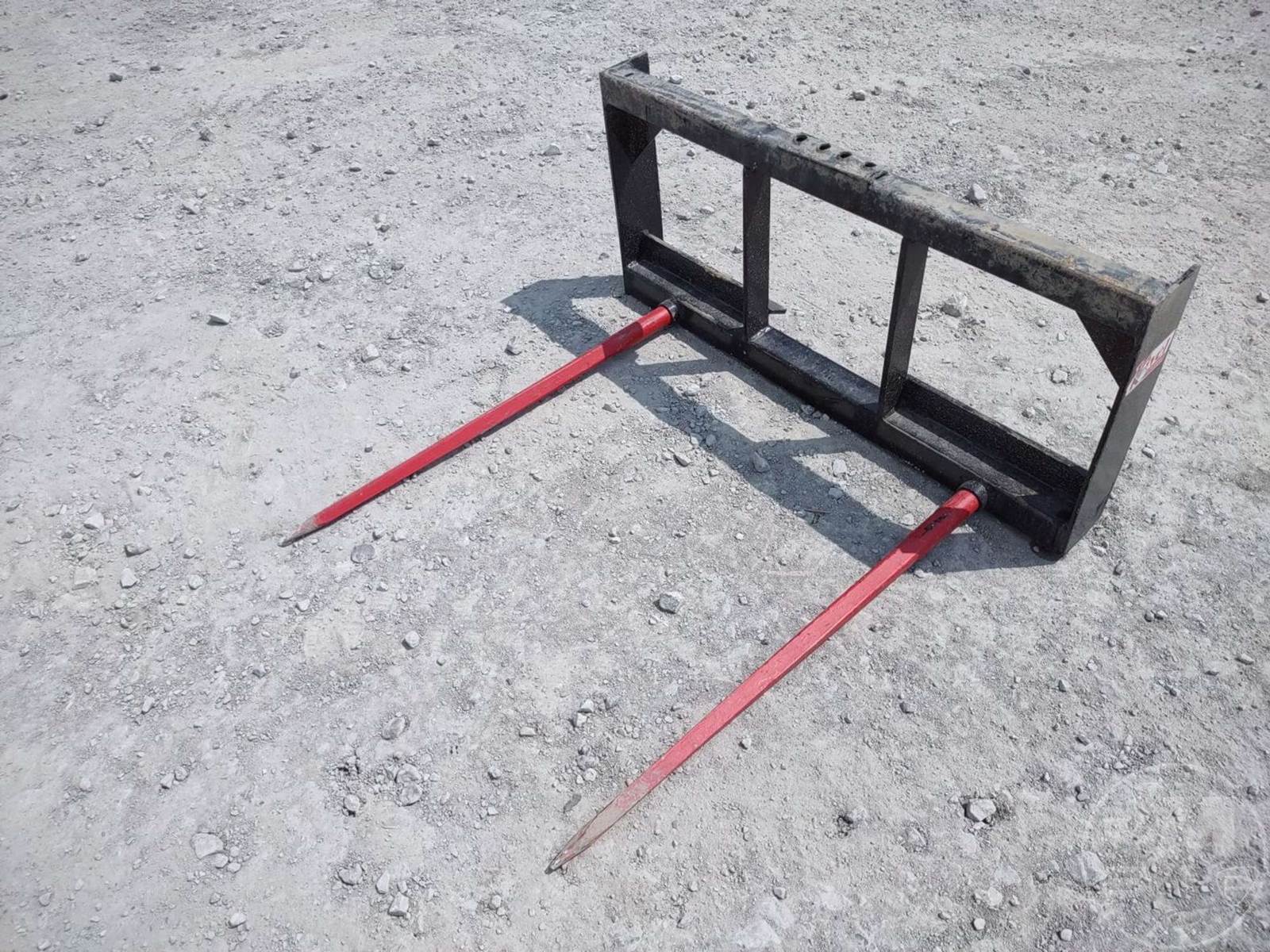 KIVEL DUAL PRONG BALE SPEAR ATTAHCMENT Skid Steer Attachment For Sale ...