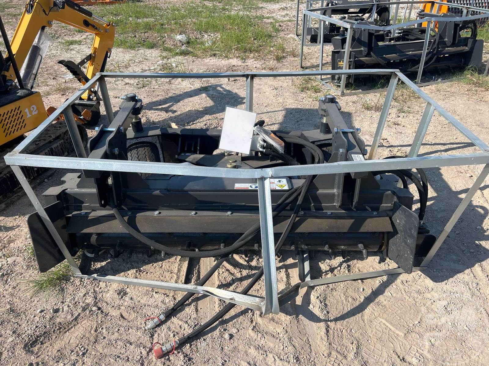 LANDHONOR POWER RAKE PR-12-72W Skid Steer Attachment For Sale ...