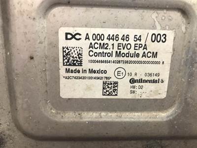 2015 Freightliner AFTERTREATMENT CONTROL MODULE Chassis Control Module ...