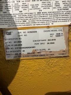 2005 Caterpillar C13 ACERT Diesel Engine For Sale | Scranton, PA | KCB ...