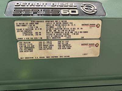 Detroit Series 60 12.7L DDEC IV Engine For Sale | Scranton, PA | Series ...