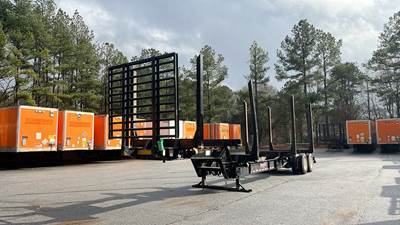 2023 Pitts LP40-4L 40 ft Log Trailer - Air Ride Suspension For Sale ...