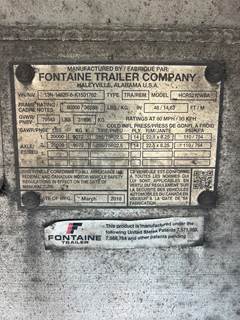 2018 Fontaine 48ft Conestoga Flatbed Trailer - All Aluminum, Aluminum ...