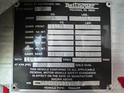 2016 Reitnouer 50ft Curtain Side Trailer - All Aluminum, Aluminum Floor ...