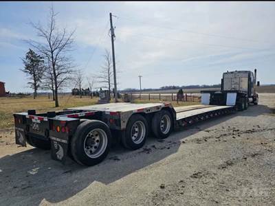 2021 Trail King 53ft Double Drop Trailer - 40 Ton, Mechanical Detach ...