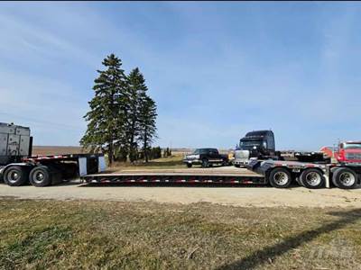 2021 Trail King 53ft Double Drop Trailer - 40 Ton, Mechanical Detach ...