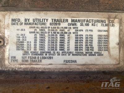 2020 UTILITY 48ft Drop Deck Trailer - Combo, Aluminum Floor, Spread ...