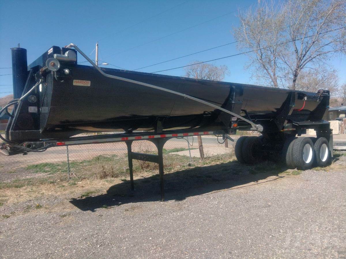 2016 Veradyn 32ft Half Round End Dump Trailer - Frameless, Steel Tub ...