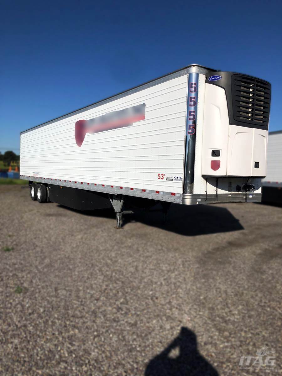 2022 Hyundai 53ft Reefer Trailer - 9,300 Hrs, Carrier 7500 X4 Unit, Air ...