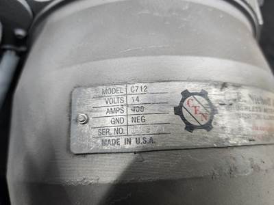C.E. Niehoff & Co. Alternator Model C712 For Sale | Opa Locka, FL ...