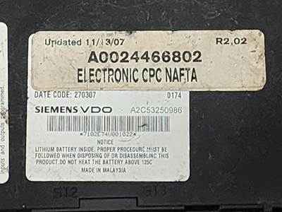 Freightliner Cascadia Body Control Module Part # A 002 446 68 02 For ...