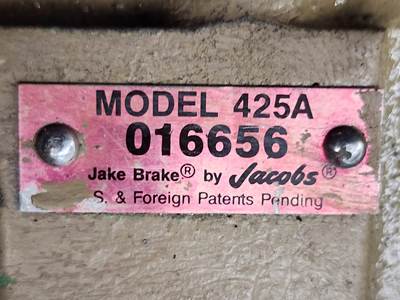 Cummins Big Cam Engine Jake Brake MOD.425A Part # 016656 For Sale | Opa ...