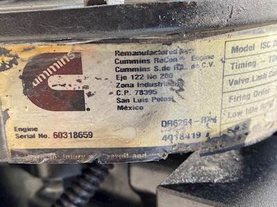 2002 Cummins ISC Engine for 1998 1999 2000 2001 2002 2003 For Sale ...