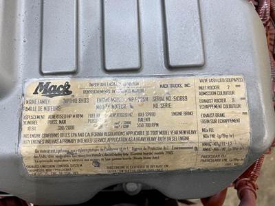 2007 Mack MP7 Engine For Sale | Opa Locka, FL | MP7-325M ...