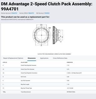 International DT 466 E Fan Clutch Part # 984154 For Sale | Opa Locka ...