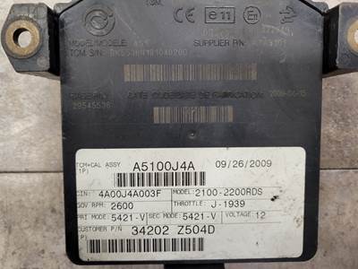 2009 Allison 2100-2200RDS (TCM) Part# 29545536, Model A51, Supplier ...