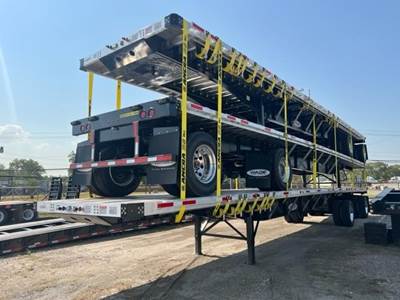 2024 Wade 48x102 Single Axle Combination Flatbed Trailer - Air Ride ...