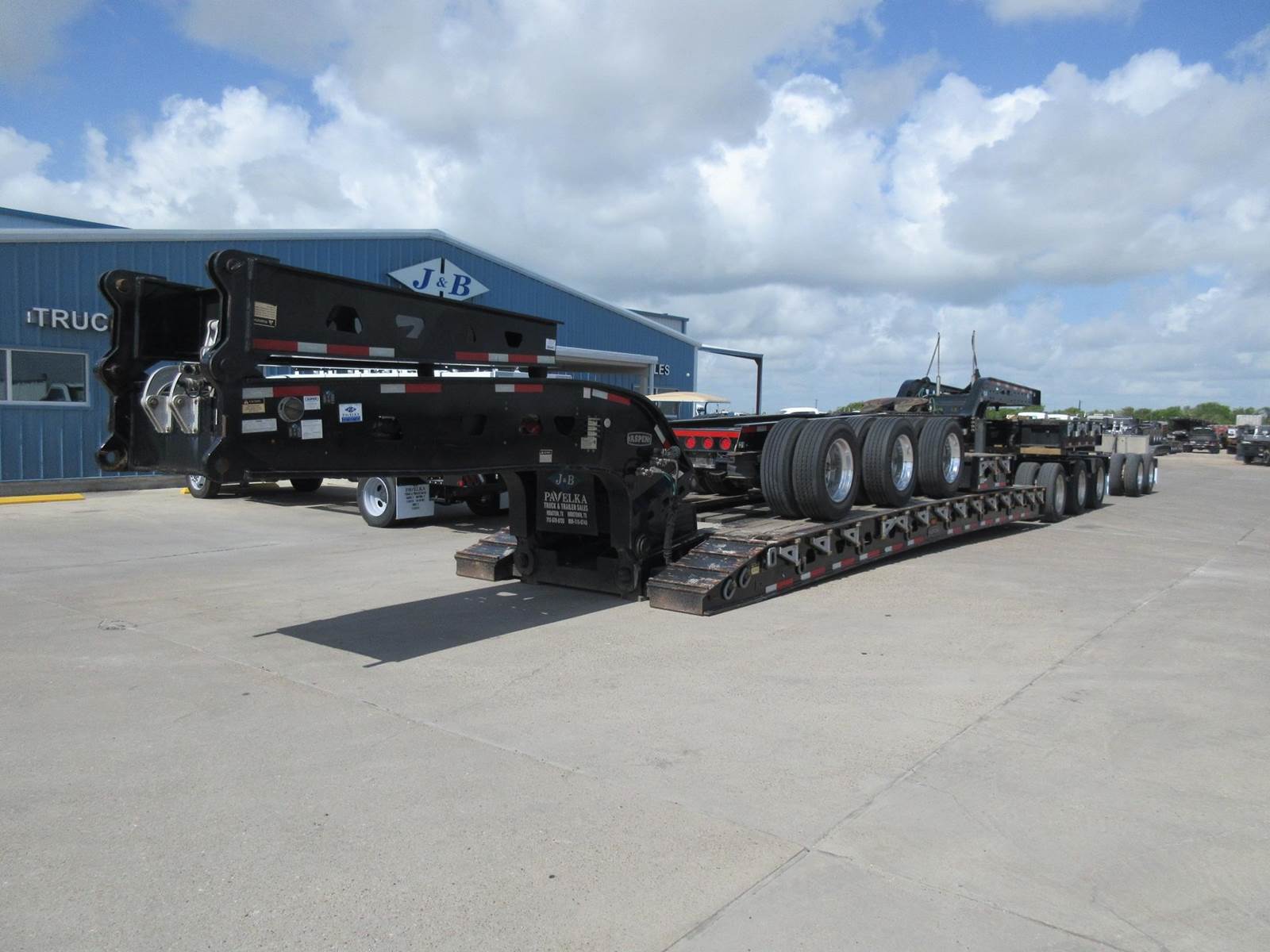 2019 Aspen 75 TON 3-3-2 FLUSH DECK WITH INSERTS Lowboy Trailer For Sale ...