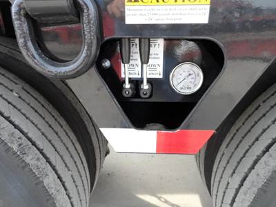 2024 Globe 55 TON EXTENDABLE W/ HYDRAULIC FLIP AXLE Lowboy Trailer For ...