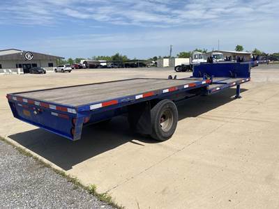 1999 Falcon 35ft Single Axle Steel Drop Deck Trailer For Sale | Caddo ...