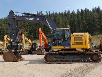 2022 John Deere 345G LC Excavator For Sale, 660 Hours | Chase, BC ...