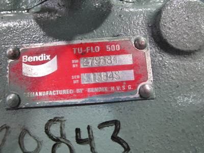 Bendix TU-FLO 500 Air Brake Compressor from Detroit Diesel 6-71 Diesel ...