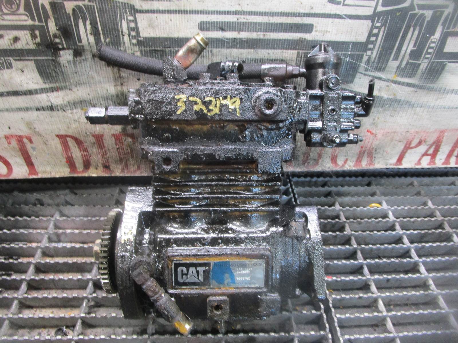 (GOOD USED) Caterpillar Diesel Engine Bendix Tu-Flo 550 Air Compressor ...