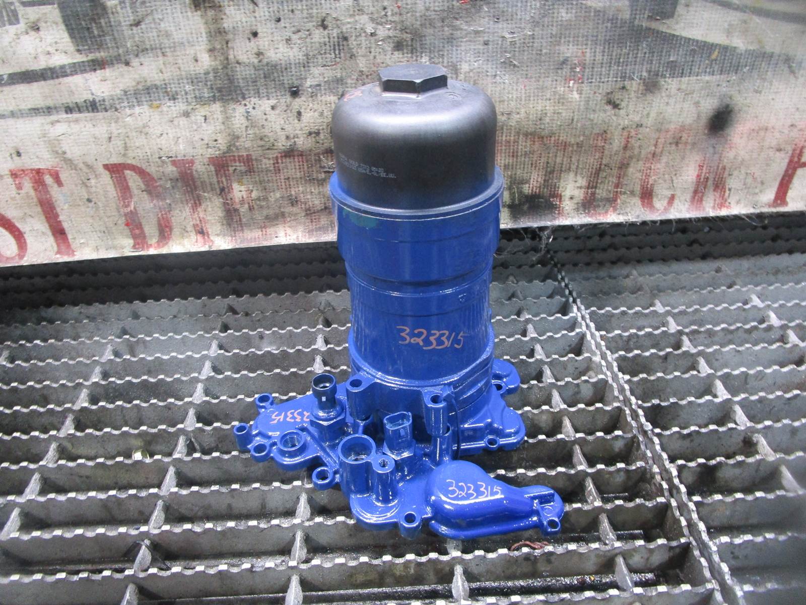 (GOOD USED) International VT365 (6.0L) Diesel Engine Oil Filter Base ...