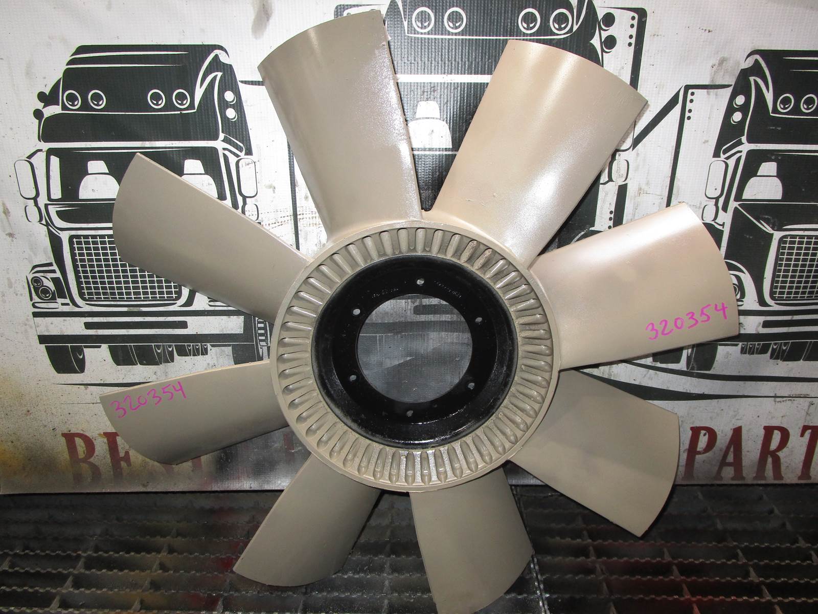 (Good Used) Caterpillar 3126 Diesel Engine Blade 26" Cooling Fan Cast ...