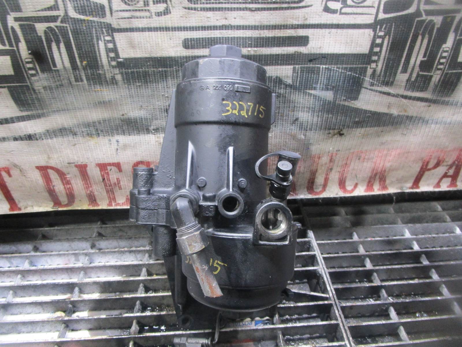 2007 2008 2009 Mercedes-Benz OM926LA Diesel Engine Fuel Filter Housing ...