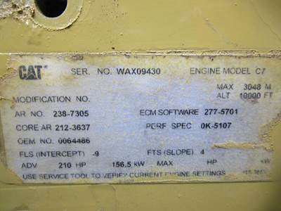 2004 2005 2006 Cat C7 Diesel Engine Front Outer Timing Cover OEM For ...