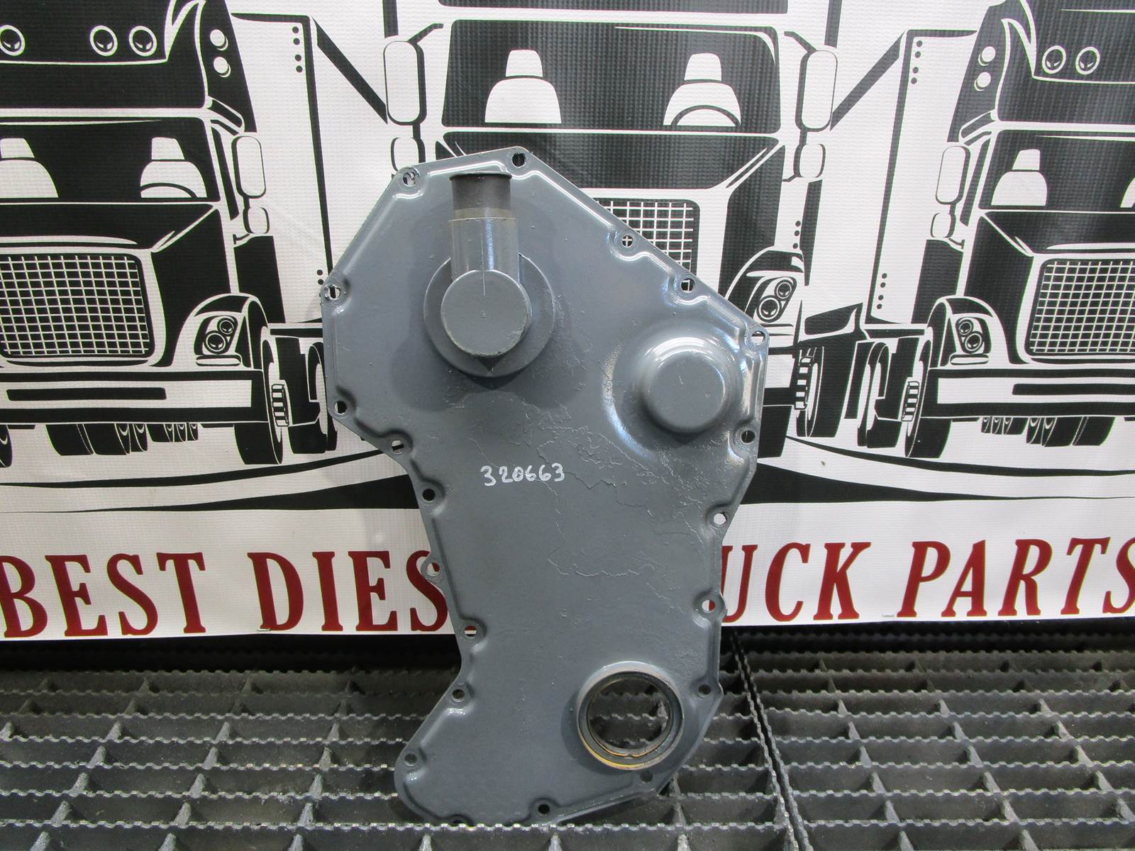 (GOOD USED) Cummins 5.9L Diesel Engine Timing Cover OEM-Part# 3918675 ...