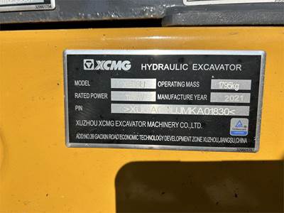 2021 Xcmg XE18U Mini Excavator For Sale, 19 Hours | Bardstown, KY | 2672 | MyLittleSalesman.com