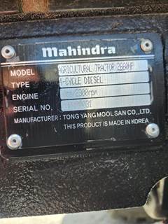 2019 Mahindra 2660 PST Tractor For Sale, 4 Hours | Bardstown, KY | 4160 ...