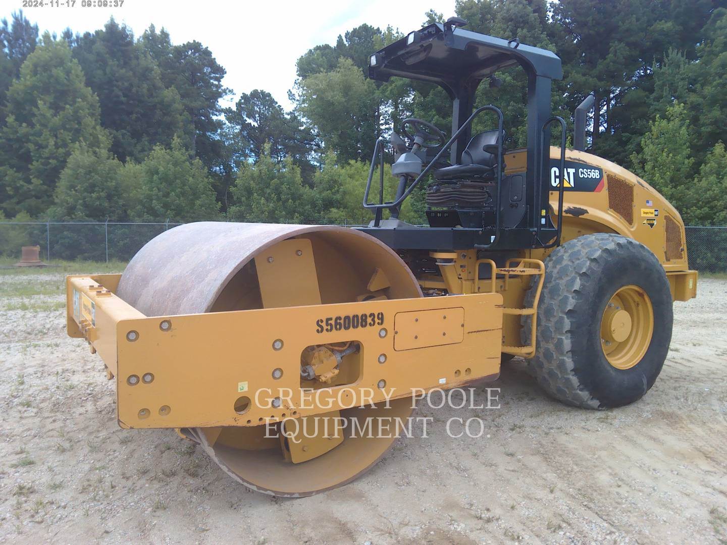 2019 Caterpillar CS56B Smooth Drum Roller Compactor For Sale, 1,545 ...