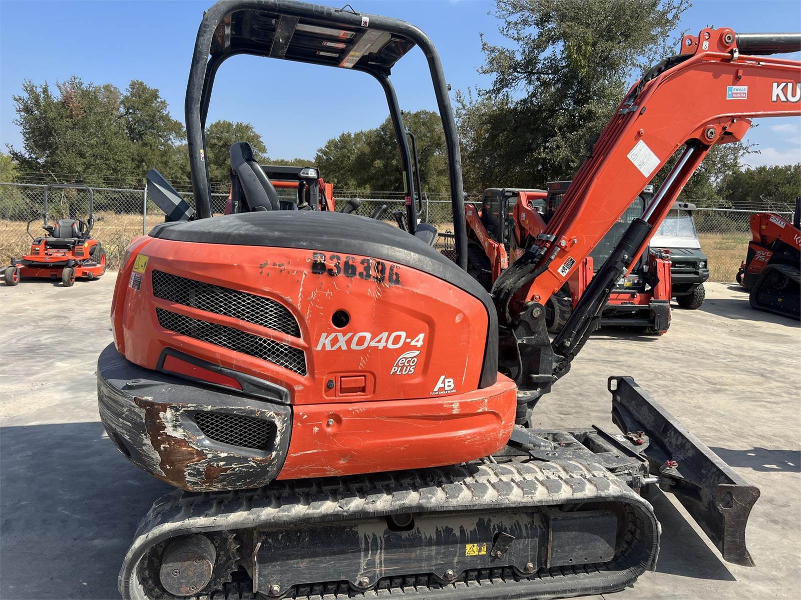 2020 Kubota KX040-4 Mini Excavator For Sale, 1,726 Hours | Del Valle, TX | B36396 ...