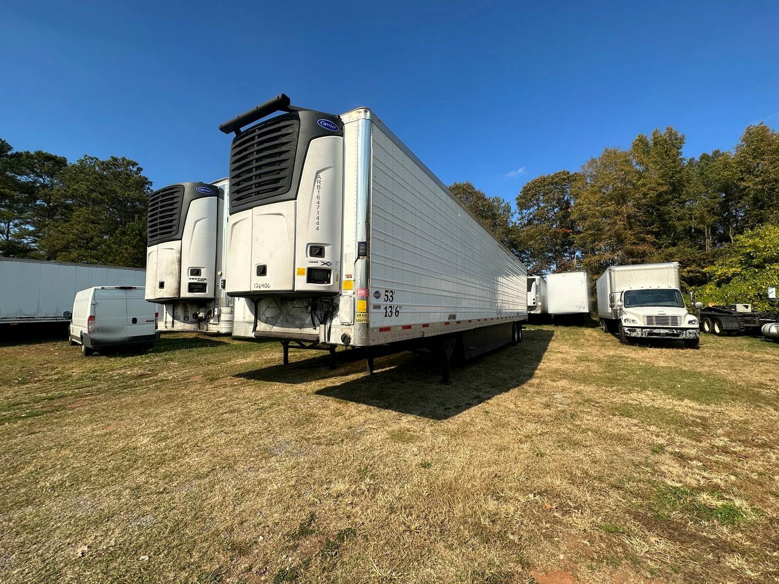 2016 Utility 53' Reefer Trailer w/ Carrier 7500 For Sale, 10,429 Hours ...