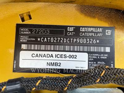 2023 Caterpillar 272D3 Skid Steer For Sale, 972 Hours | Cheyenne, WY ...