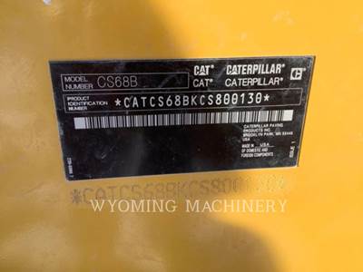 2023 Caterpillar CS68B Smooth Drum Roller Compactor For Sale, 1,830 ...