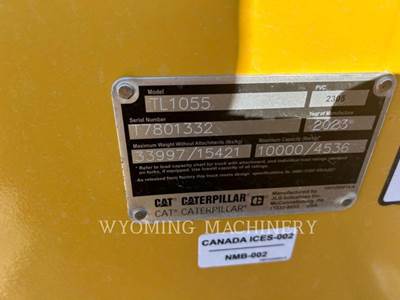 2023 Caterpillar TL1055 Telehandler For Sale, 1,140 Hours | Rock ...