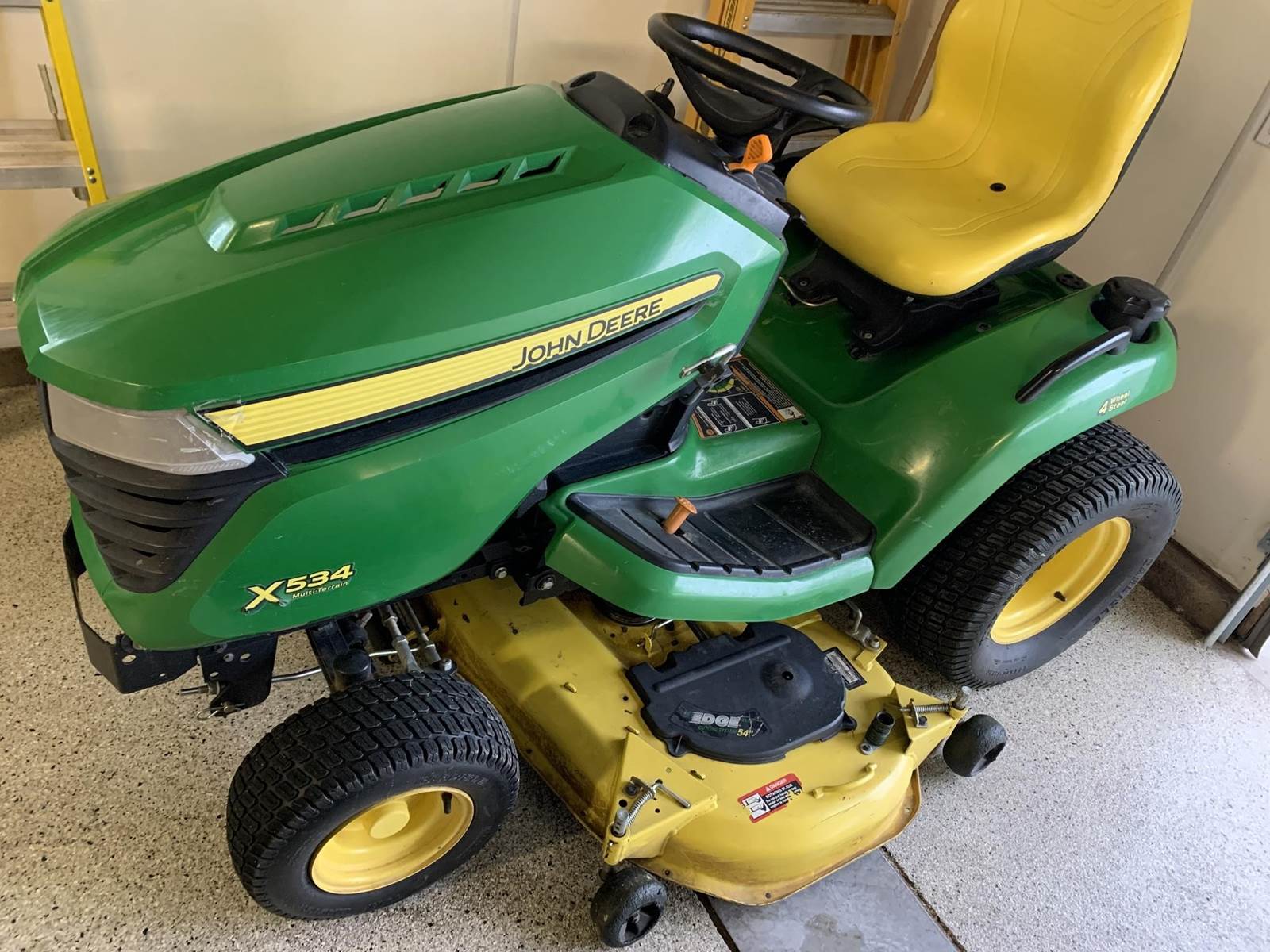 2015 John Deere X534 Riding Lawn Mower For Sale, 368 Hours | Monticello ...