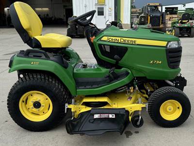 2015 John Deere X734 Riding Lawn Mower For Sale, 327 Hours | Rowley, IA ...