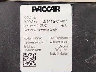 2022 Peterbilt 579 Engine Control Module (ECM) For Sale | York, ON ...