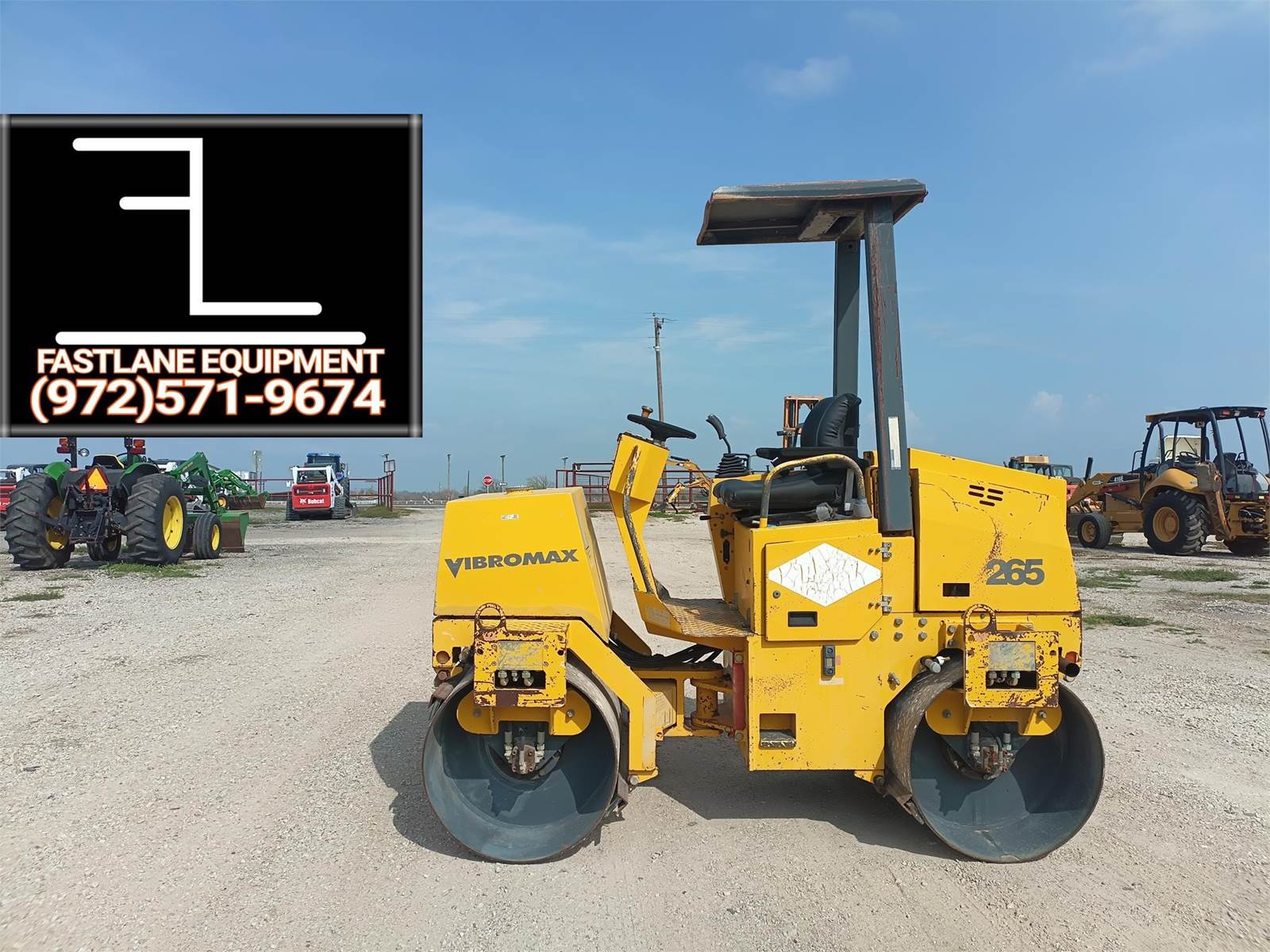 Vibromax W265 Smooth Drum Roller Compactor For Sale | Kemp, TX | 5007 | MyLittleSalesman.com