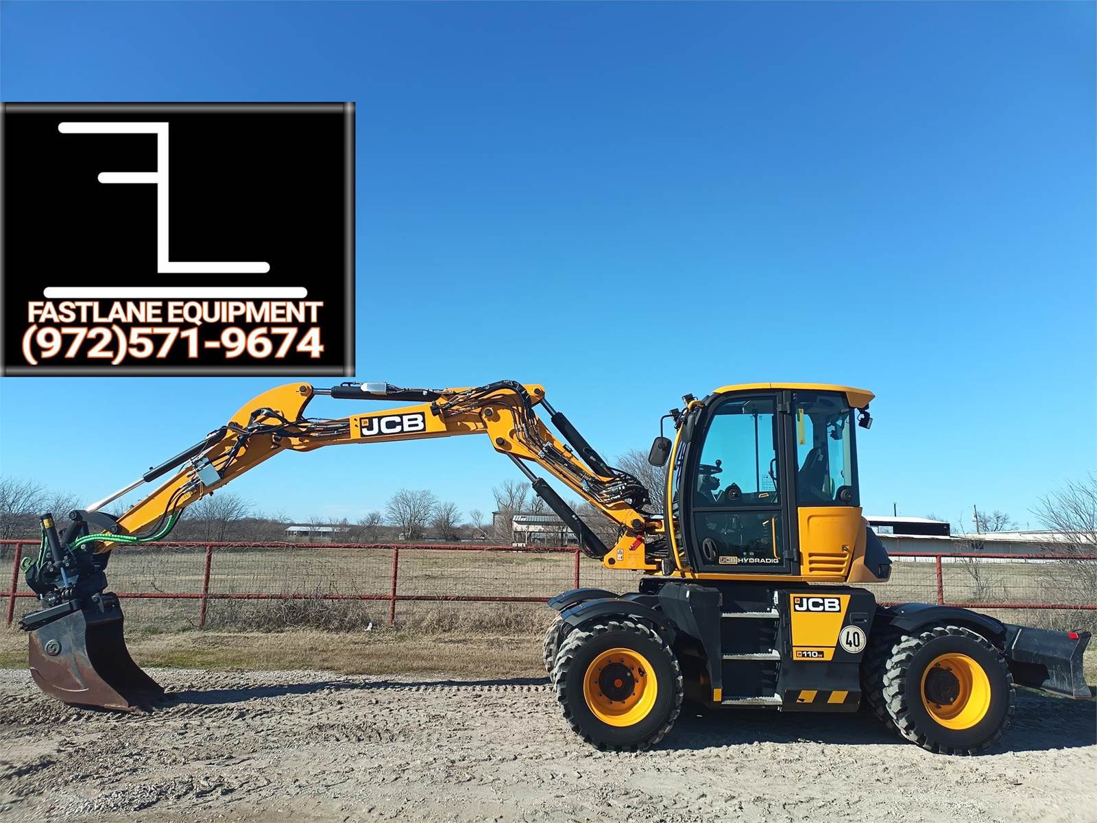 2019 JCB HD110W Wheeled Excavator For Sale, 239 Hours | Kemp, TX | 9126 ...