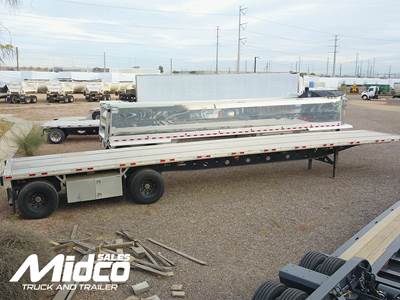 Manac 48' COMBO SPREAD AXLE FLATBED Flatbed Trailer, Used, Arizona, 45 ...