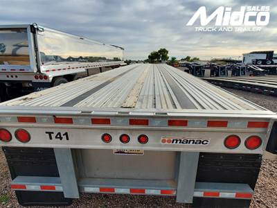 Manac 48' COMBO SPREAD AXLE FLATBED Flatbed Trailer, Used, Arizona, 45 ...