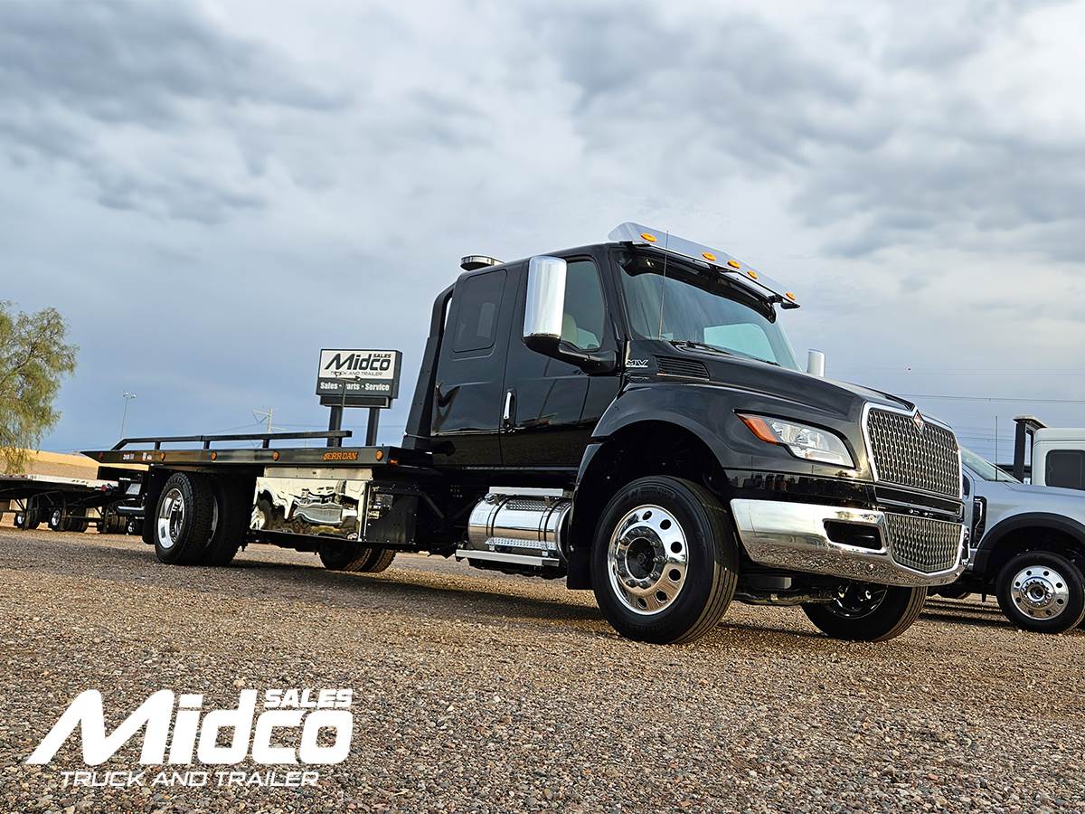 2025 International MV607 Extended Cab Rollback Tow Truck - Jerr-Dan ...
