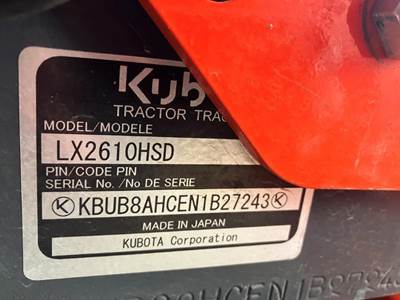 2022 Kubota LX2610 Tractor For Sale, 10 Hours | Sharon Springs, KS ...